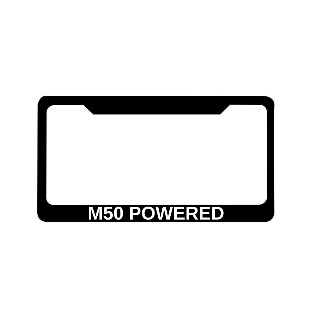 M50 POWERED License Plate Frame – BimmerFrames