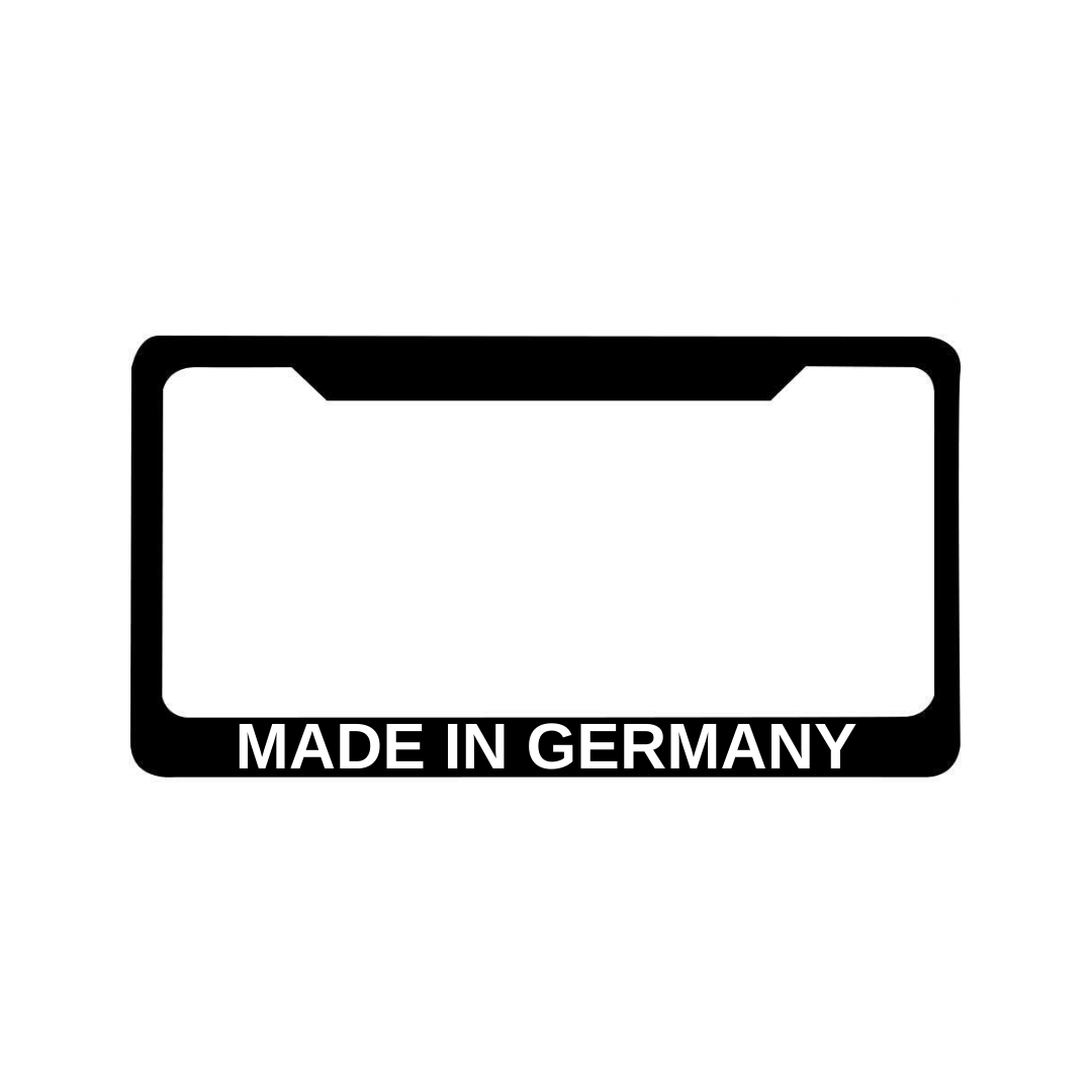 MADE IN GERMANY License Plate Frame – BimmerFrames